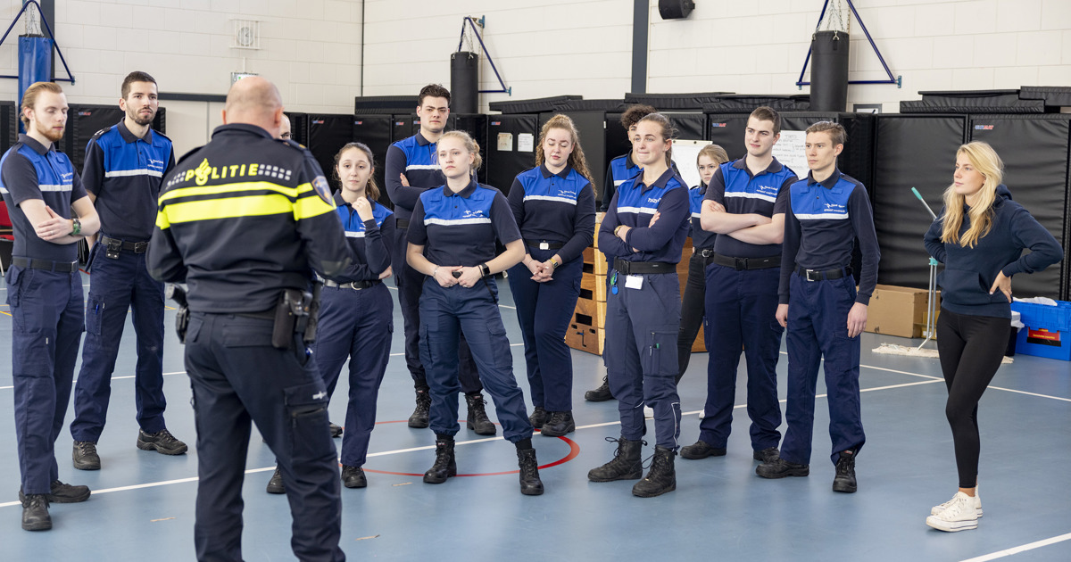 Eerste Politie talentklas Handhavers Nova College: dit is topsport